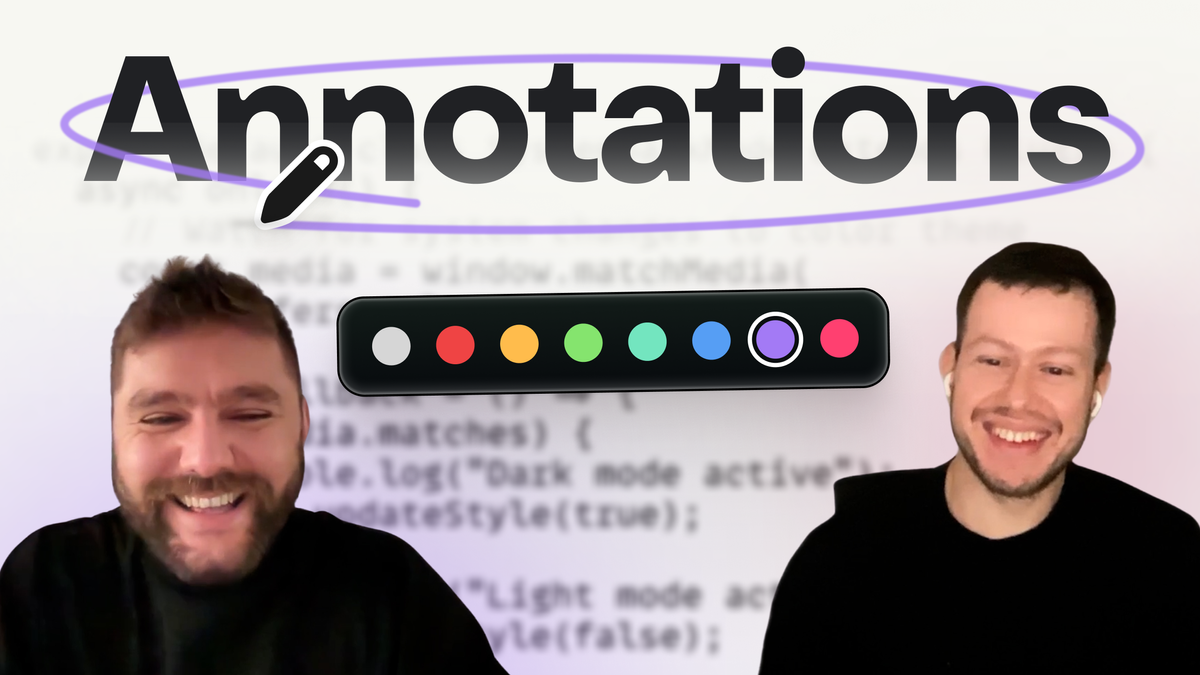 How We Built Video Annotations with tldraw
